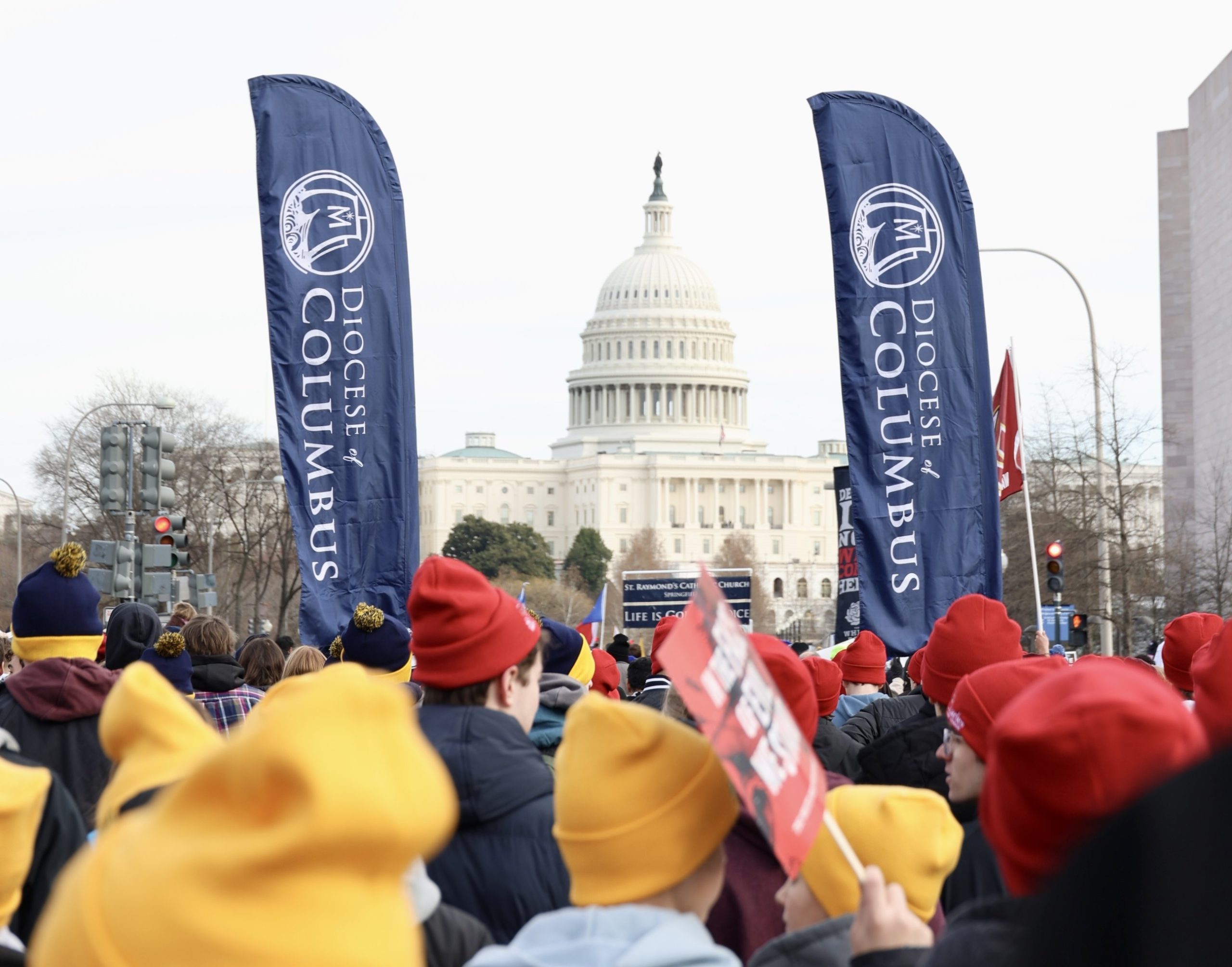 Diocesan students, pilgrims participate in March for Life - The ...