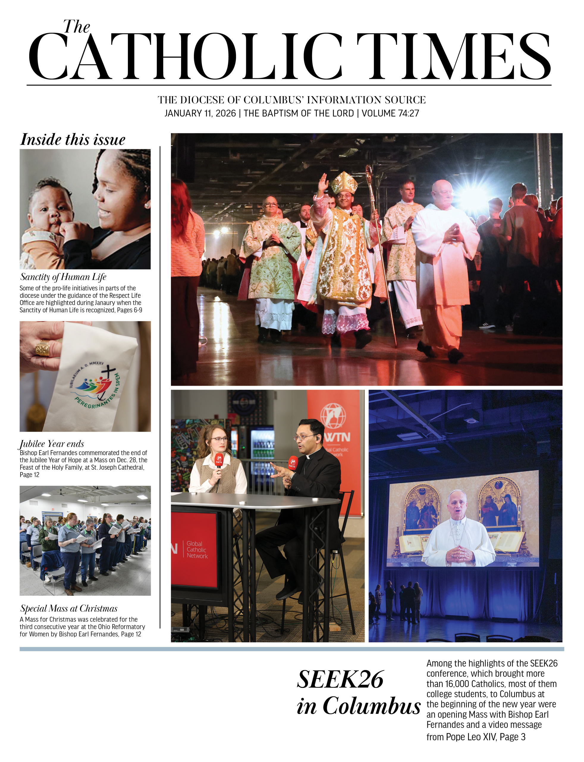 January 11 2026 - The Catholic Times