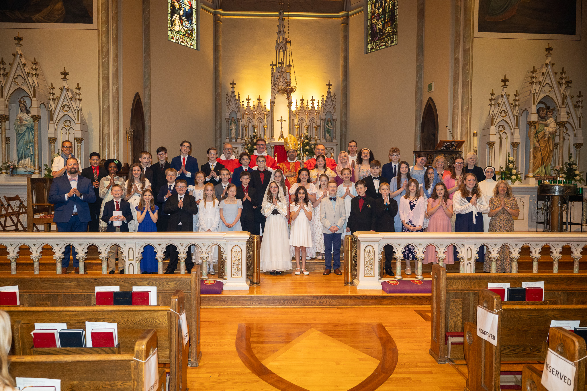 Fourth grade students in diocese Confirmed following new policy - The ...