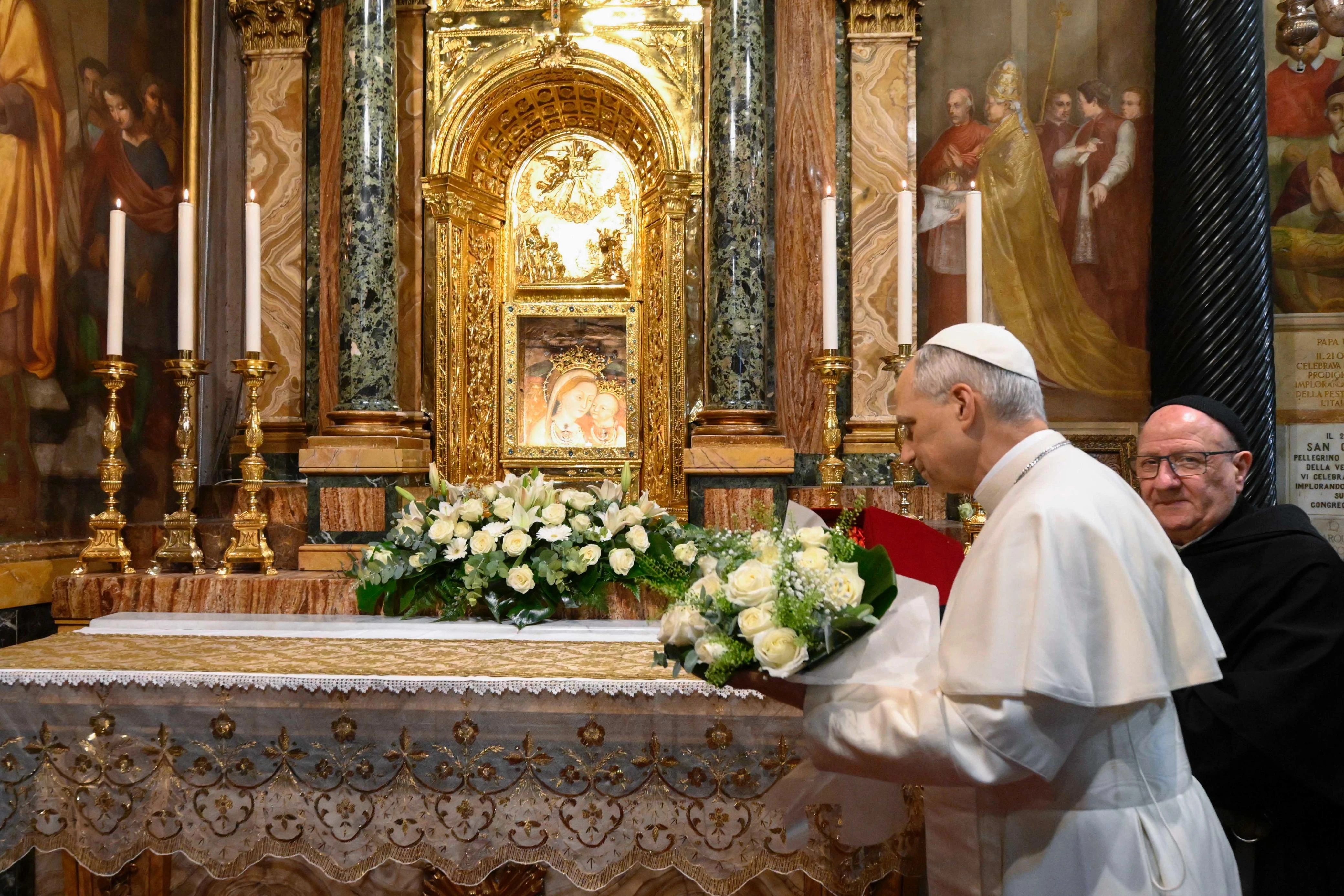 'I wanted so much to come here': Pope Leo visits Marian shrine outside ...