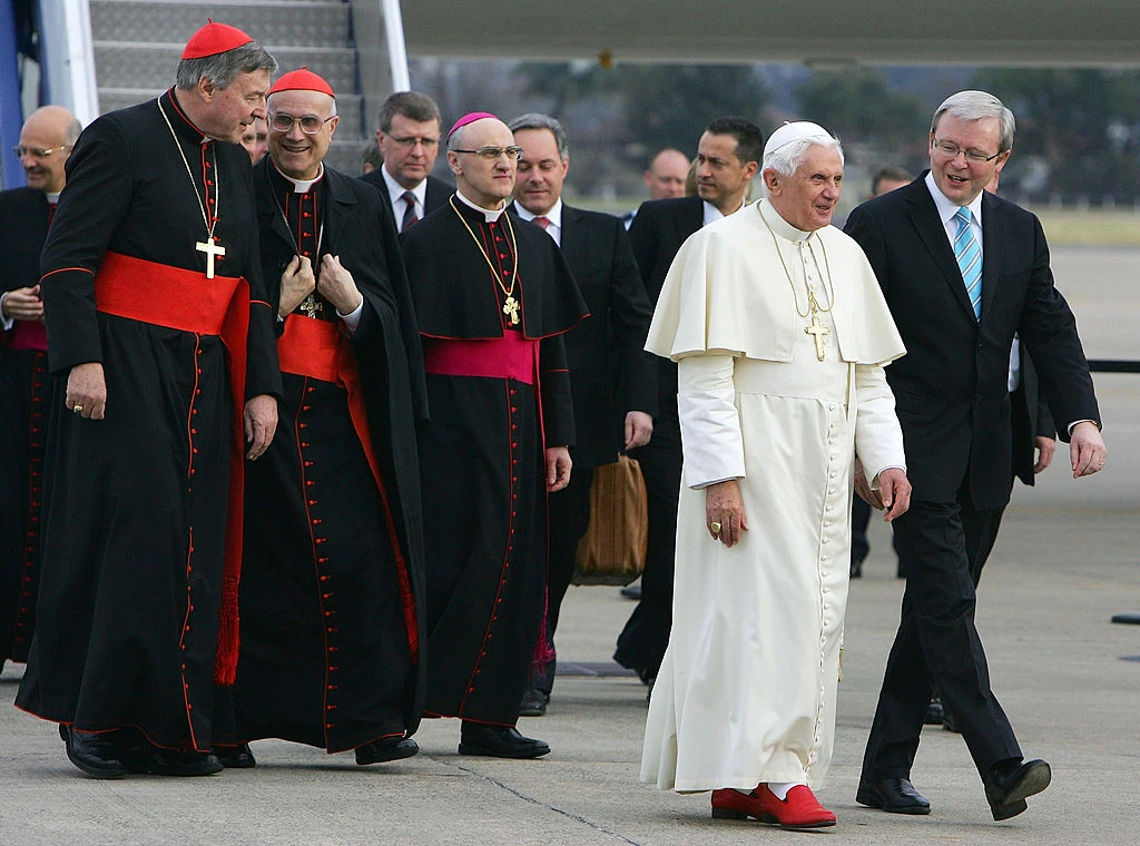 The story behind Pope Benedict XVI’s red shoes - The Catholic Times